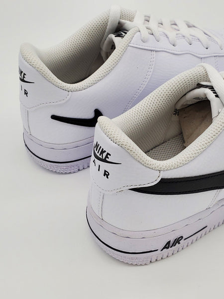 APLAZE | Nike Kids' Air Force 1 GS1 SI White/Black DR7889 100