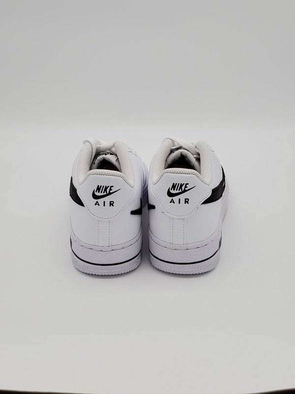 APLAZE | Nike Kids' Air Force 1 GS1 SI White/Black DR7889 100
